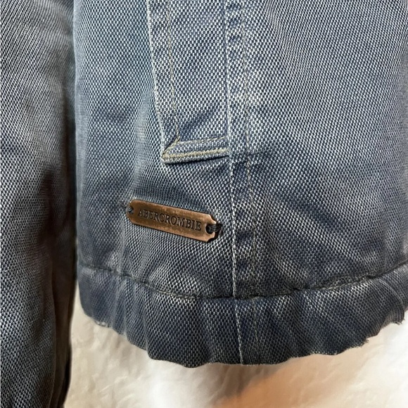 Abercrombie & Fitch | Jackets & Coats | Abercrombie And Fitch Faux Fur Lined Gray Denim Double ...